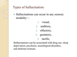 Illusion and hallucination | PPTX