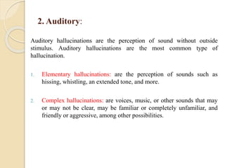 Illusion and hallucination | PPTX