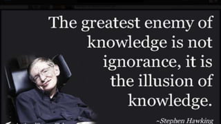 Illusion of knowledge | PPT