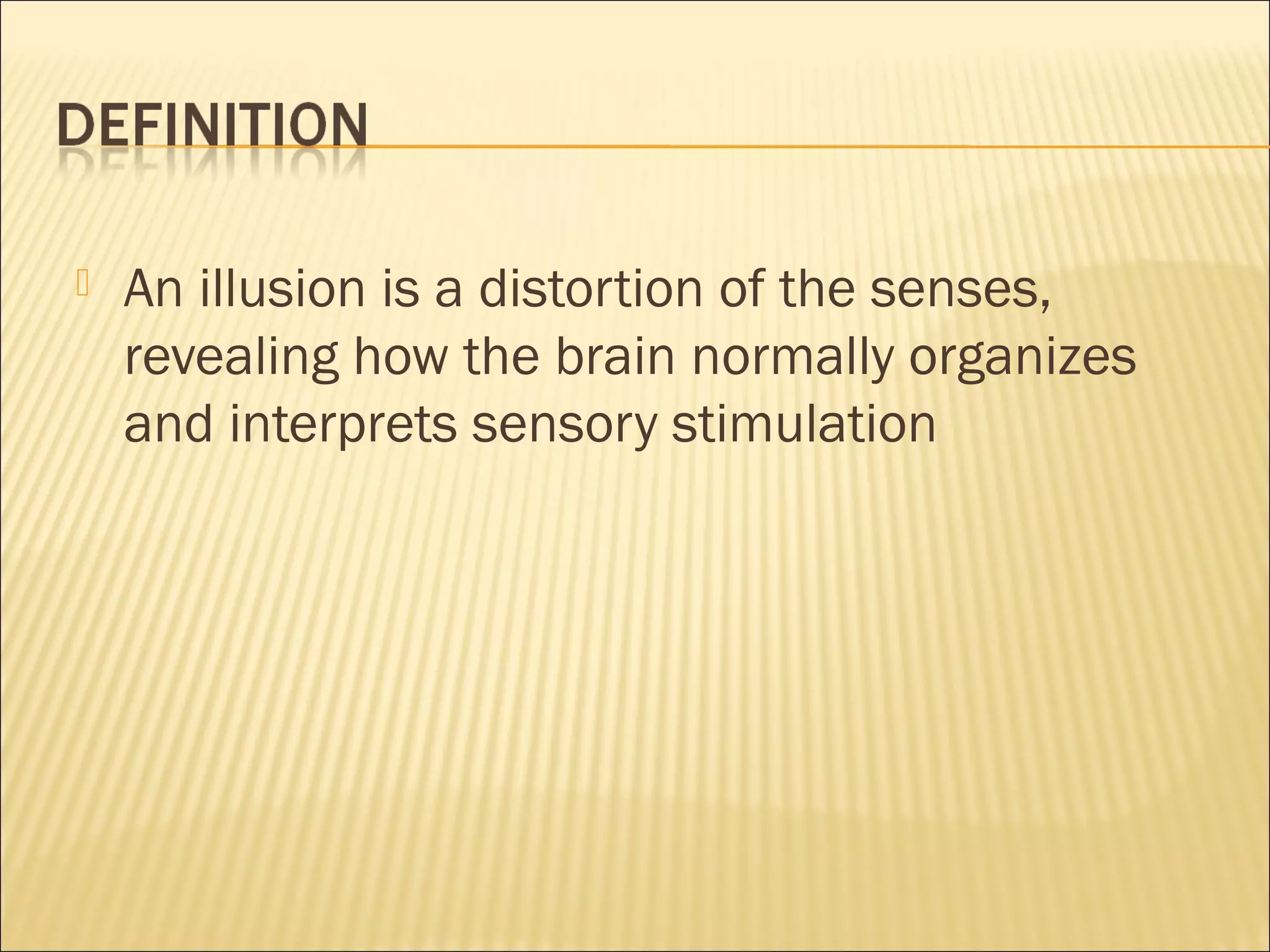 Illusion with excercises! | PPT