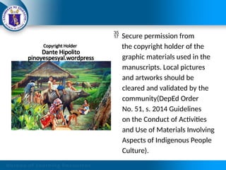 Guidelines in artworks and Illustration in | PPT