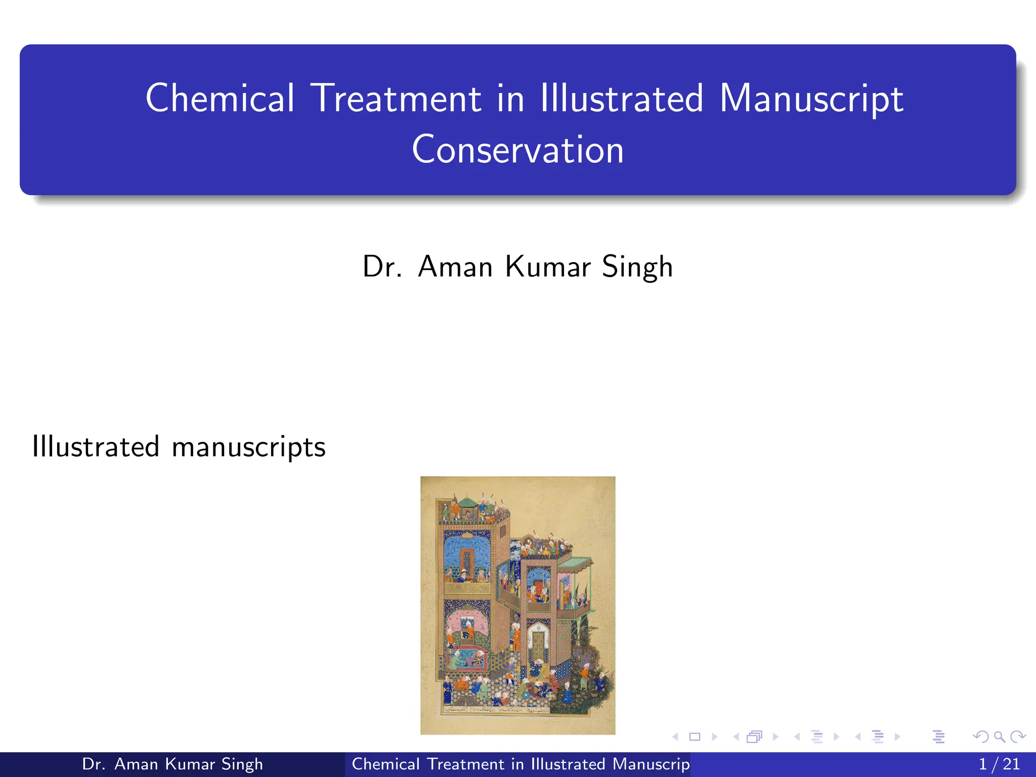 Conservation steps for Illustrated Manuscript, Concept, types and ...
