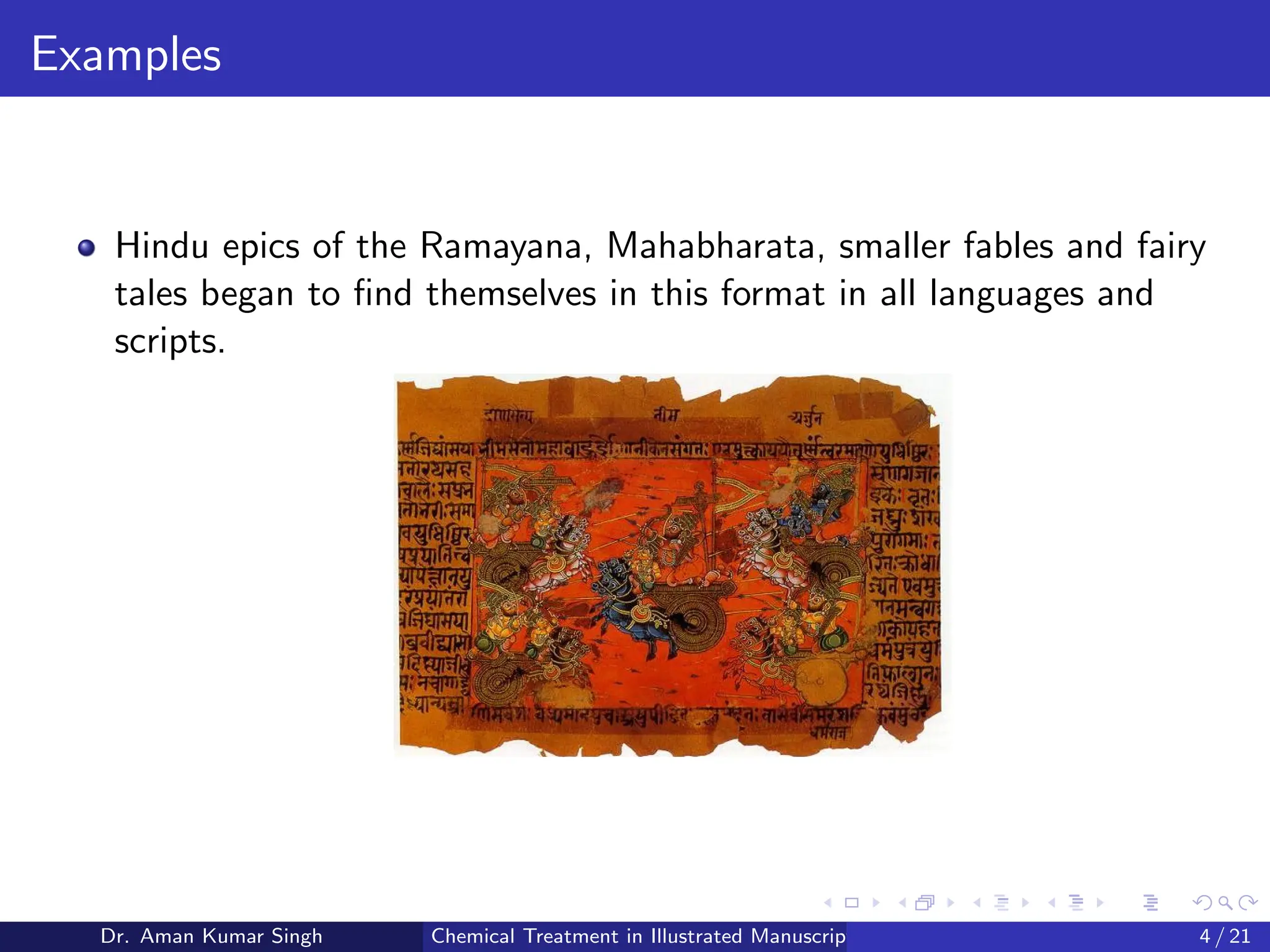 Conservation steps for Illustrated Manuscript, Concept, types and ...