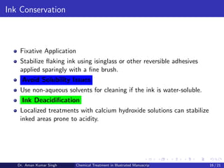 Conservation steps for Illustrated Manuscript, Concept, types and ...