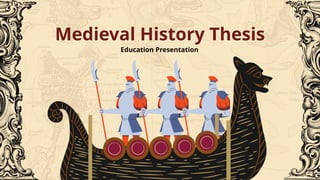 Medieval History timeline middle ages Dark Ages, long boats | PPTX