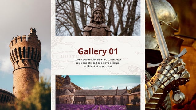 Medieval History timeline middle ages Dark Ages, long boats | PPTX