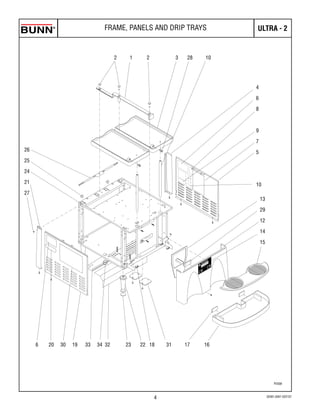 BUNN Ultra 2 Slush Machine - Illustrated Parts Catalogue | PDF
