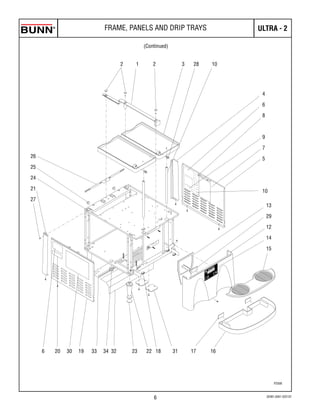 BUNN Ultra 2 Slush Machine - Illustrated Parts Catalogue | PDF