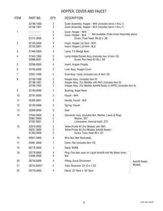 BUNN Ultra 2 Slush Machine - Illustrated Parts Catalogue | PDF