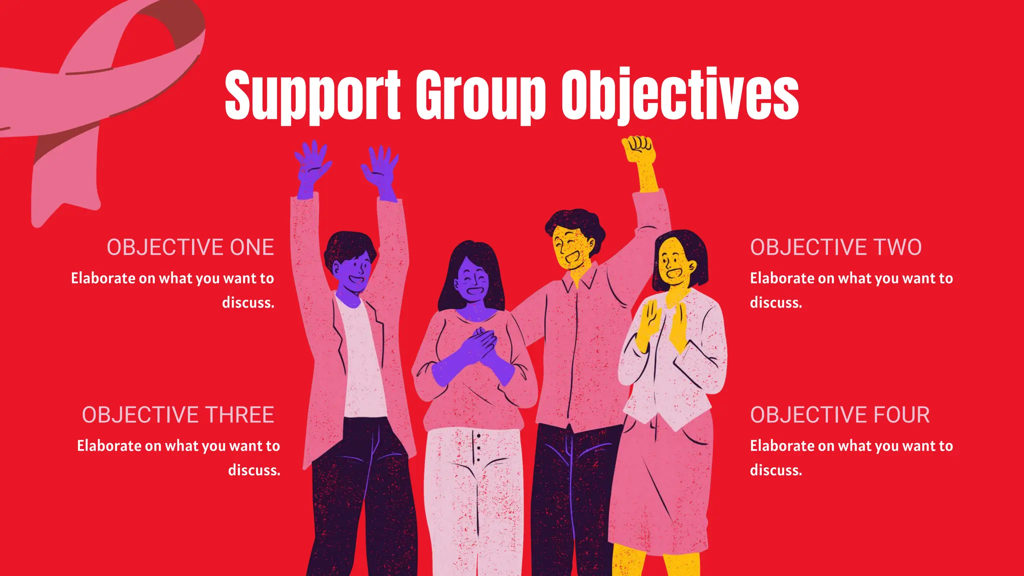 Illustrated Pop Art Breast Cancer Prevention Campaign Presentation.pptx