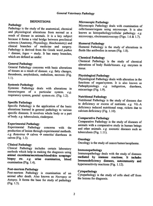 Illustrated veterinary pathology (General & systemic pathology) | PDF