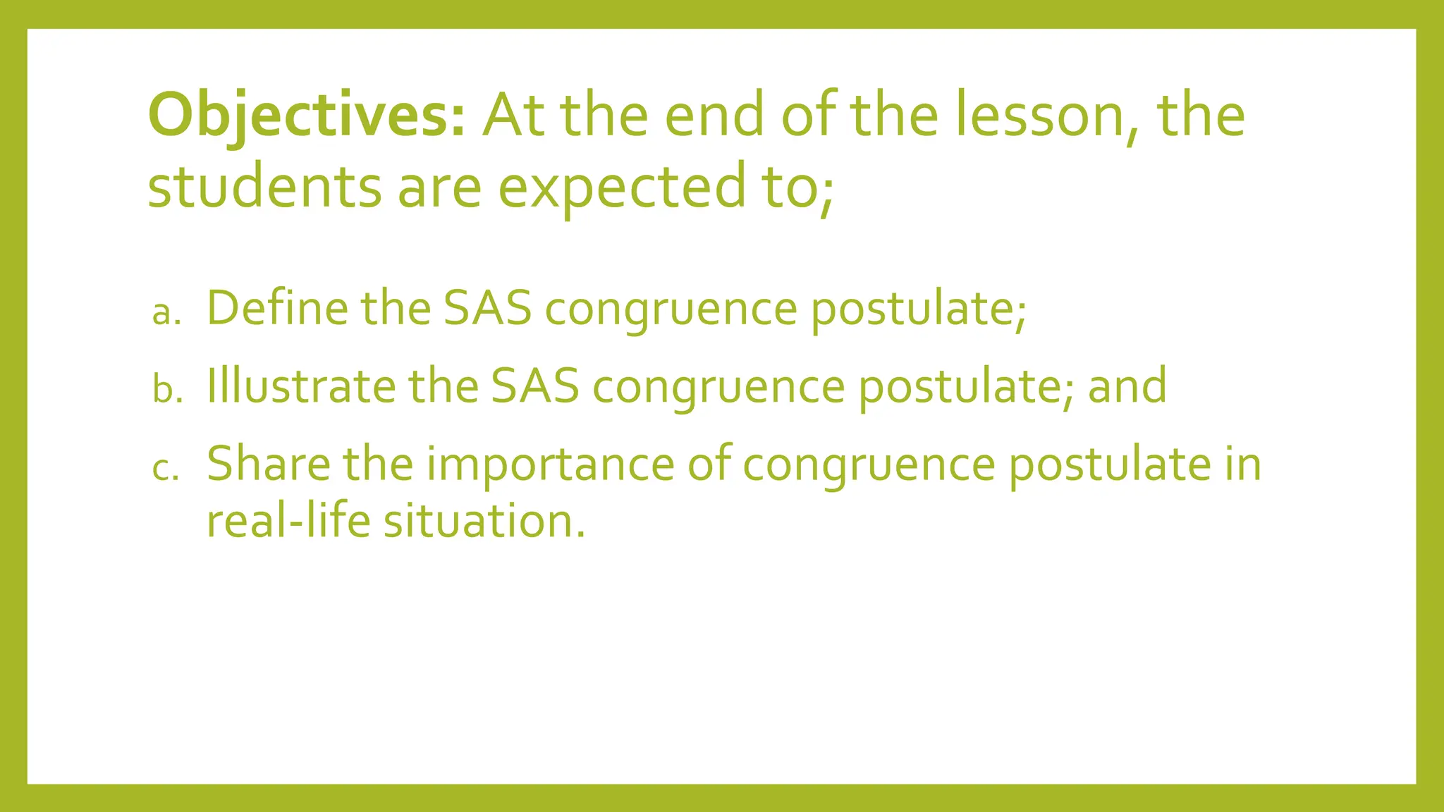 illustrate SAS.pptx mathematics presentatition | PPTX