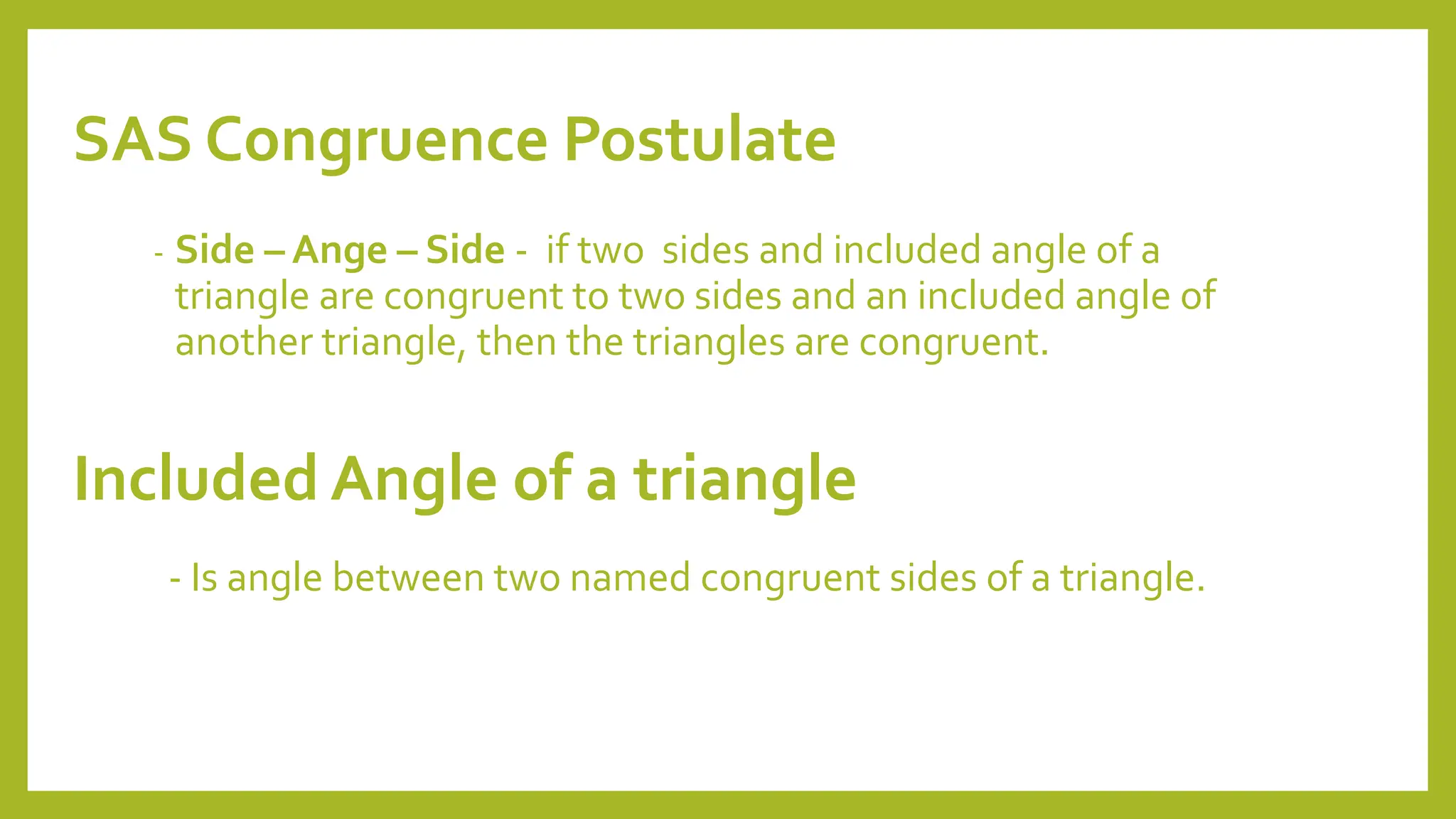 illustrate SAS.pptx mathematics presentatition | PPTX