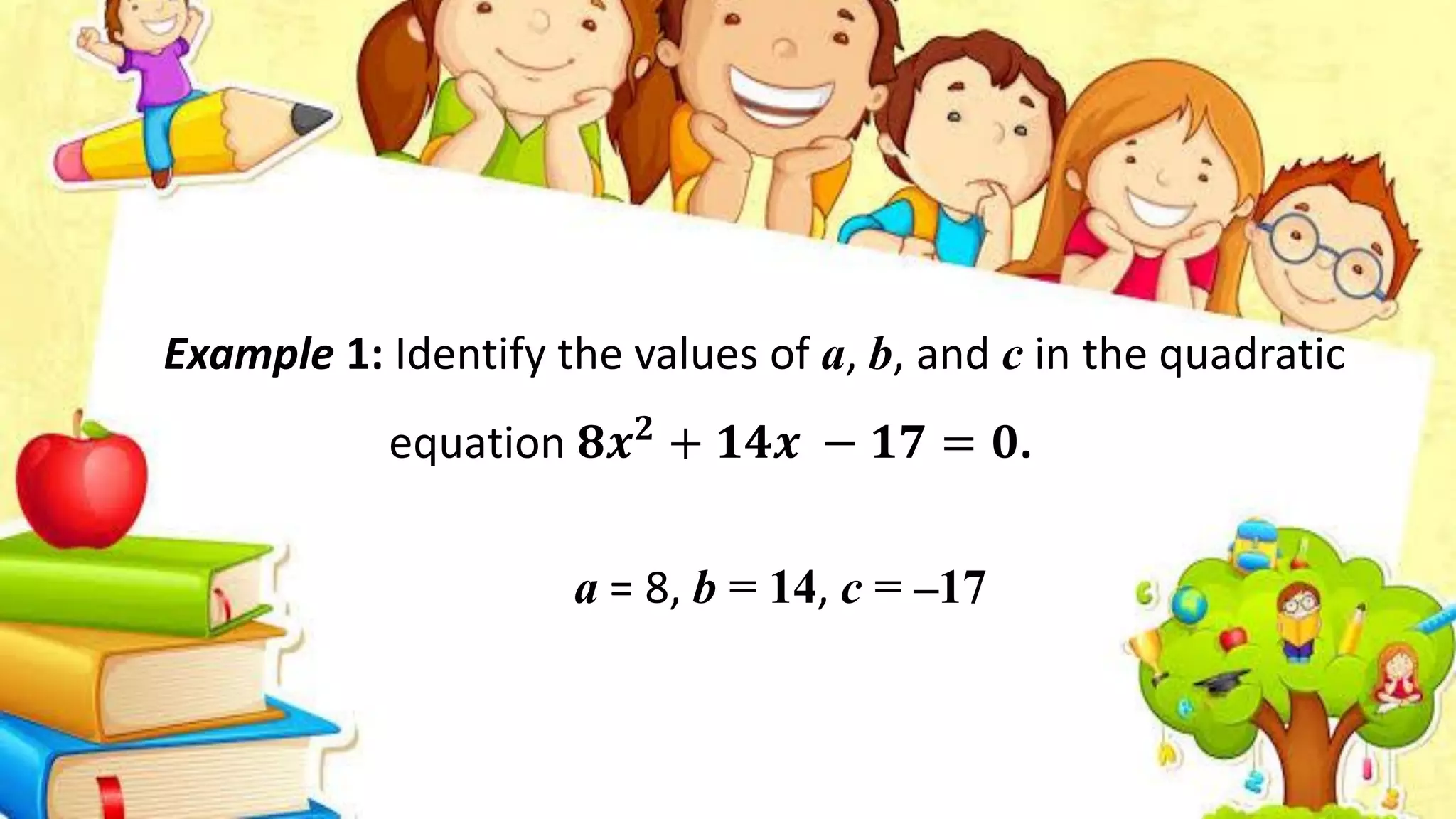 Illustrates quadratic equation | PDF