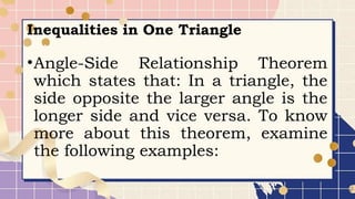 Illustrate Theorems on Triangle Inequalities.pptx