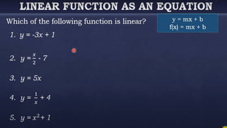 Illustrating and Graphing Linear Function.pptx