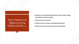 "Illustrating" Digital Learning Objects (DLOs) and Learning Resources | PDF