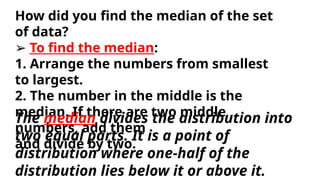 a powerpoint presentation on illustrating measure of position | PPT