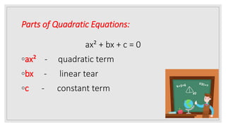Illustrating quadratic equations | PPTX