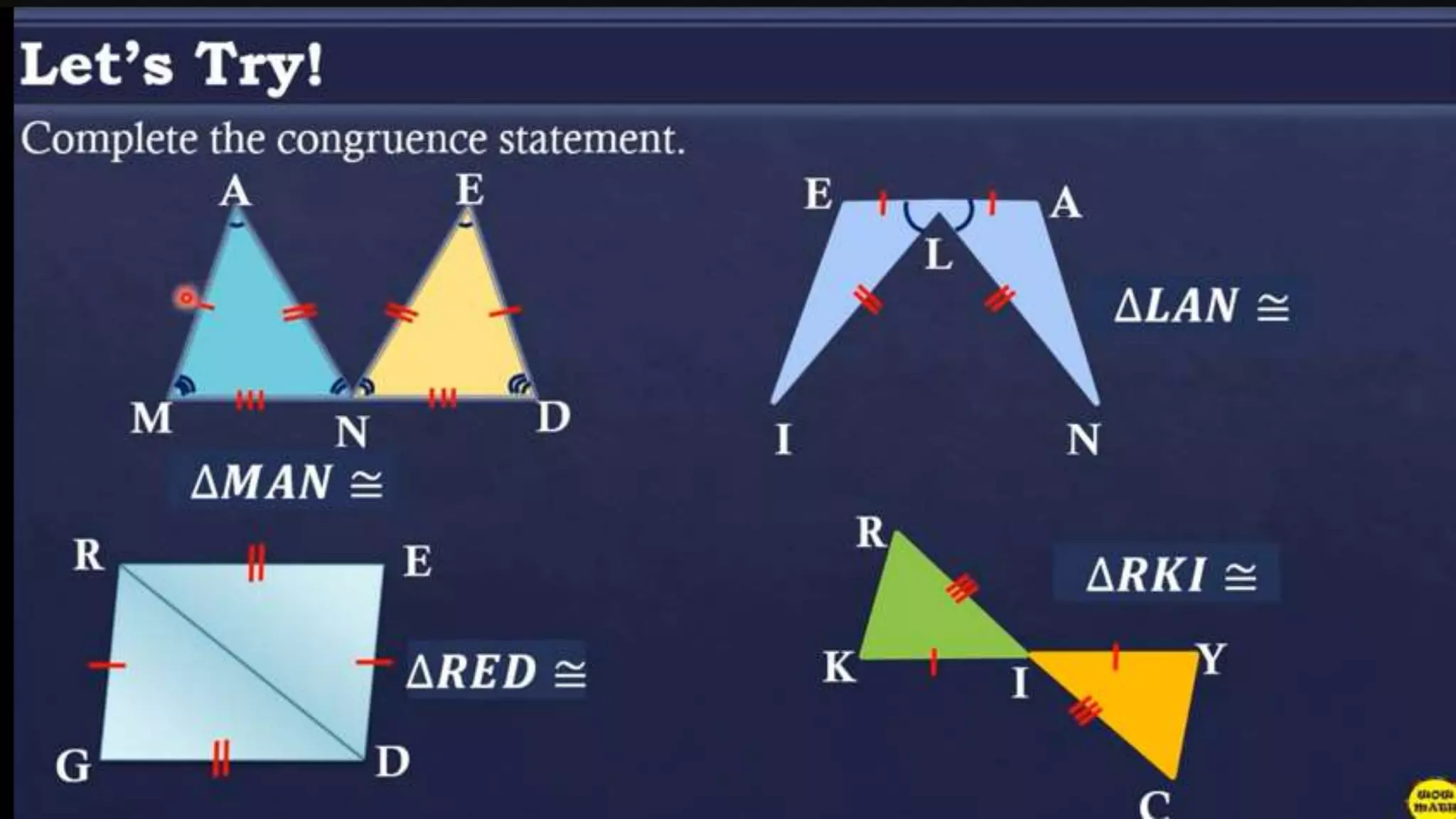 ILLUSTRATING TRIANGLE CONGRUENCE.pptx