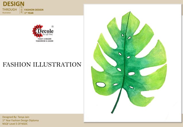 Tanya Jain, Diploma Fashion Design First Year, (Fashion illustration ...