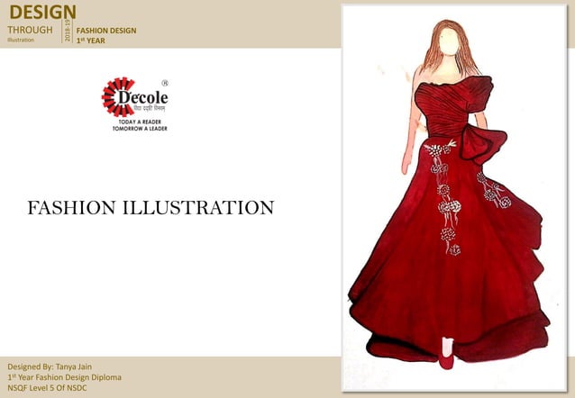 Tanya Jain, Diploma Fashion Design First Year, (Fashion illustration ...