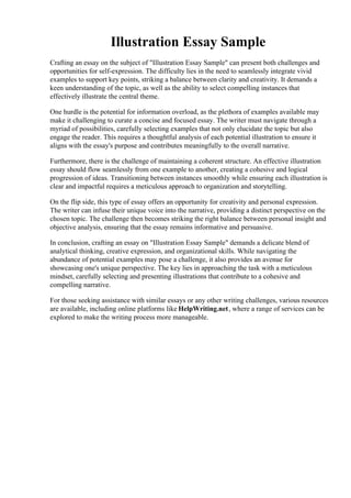 Illustration Essay Sample.pdf