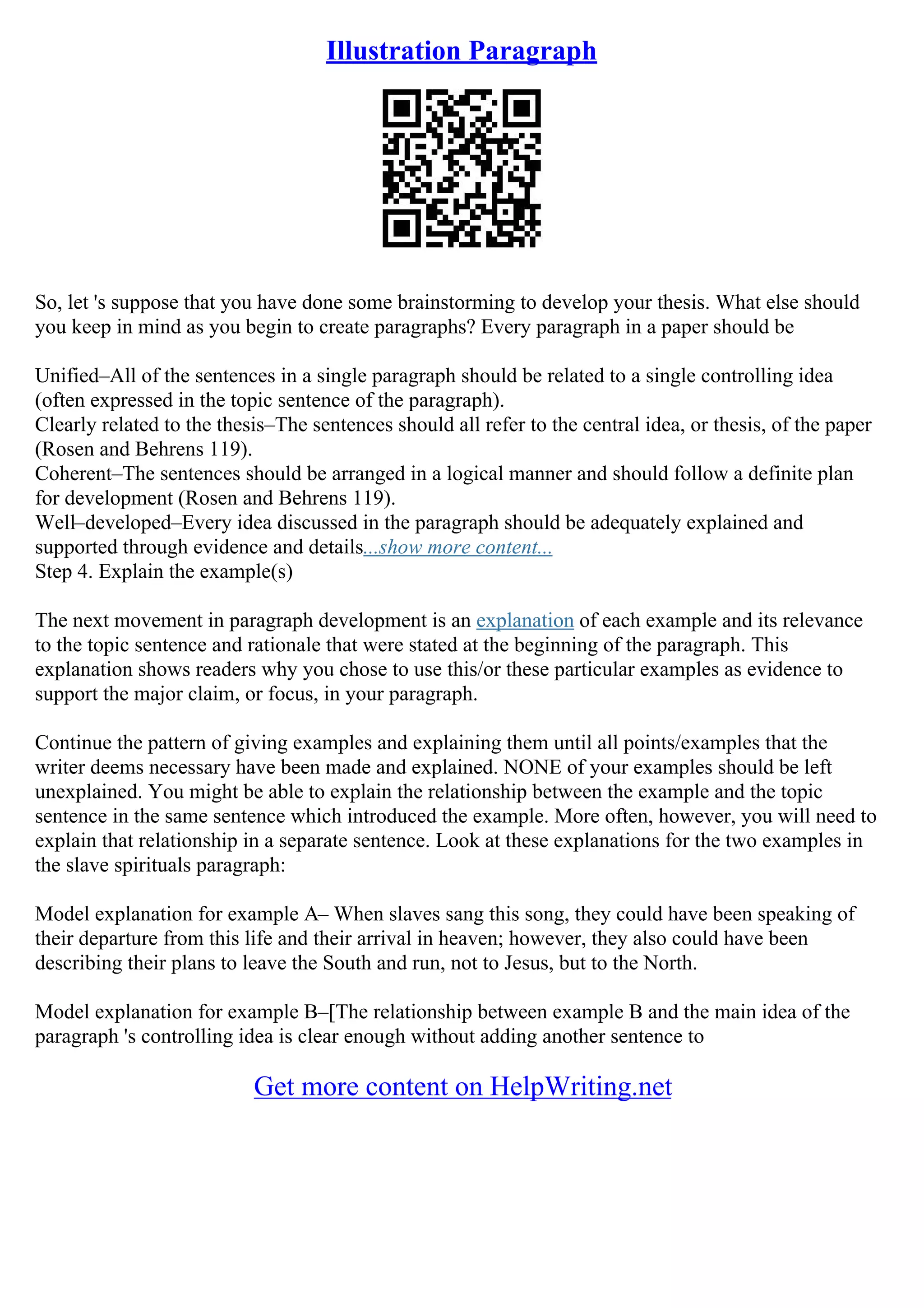 Illustration Essay Topic | PDF