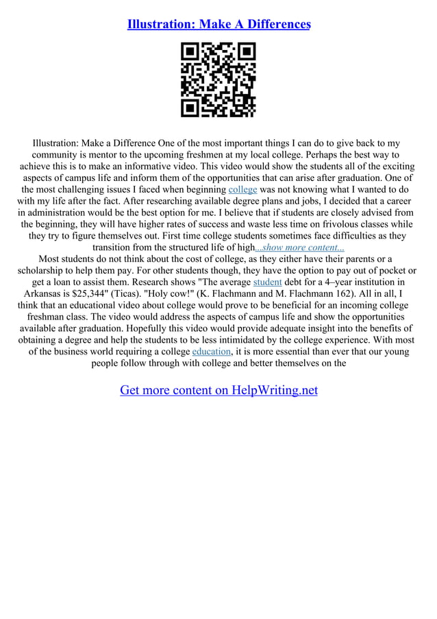 Illustration Essay Topic | PDF