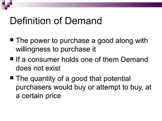 Illustration of non price determinants. | PPT