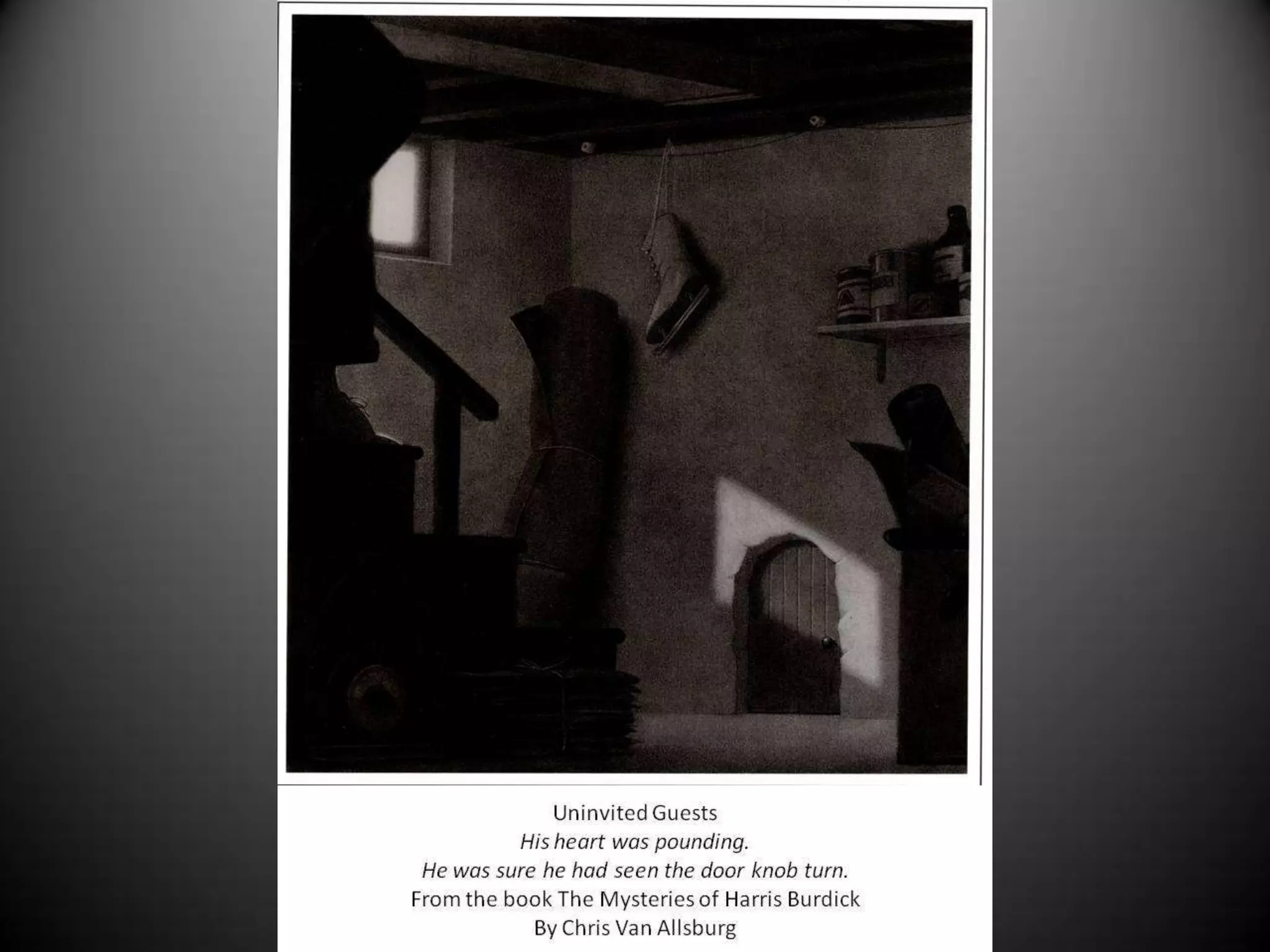 Illustrations from mysteries of harris burdick | PPTX | Art and ...