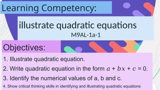 Illustrations of Quadratic Equations.pptx
