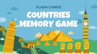 Illustrative Countries Memory Game Flash Cards.pptx