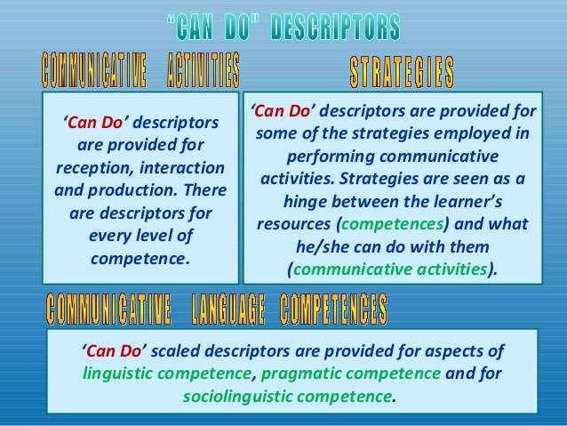 Illustrative descriptors