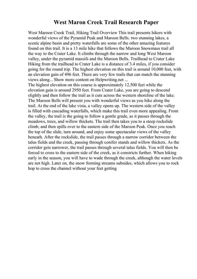 Illustrative Essay Example | PDF