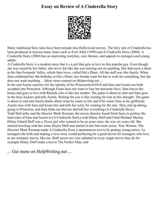 Illustrative Essay Example Tele | PDF