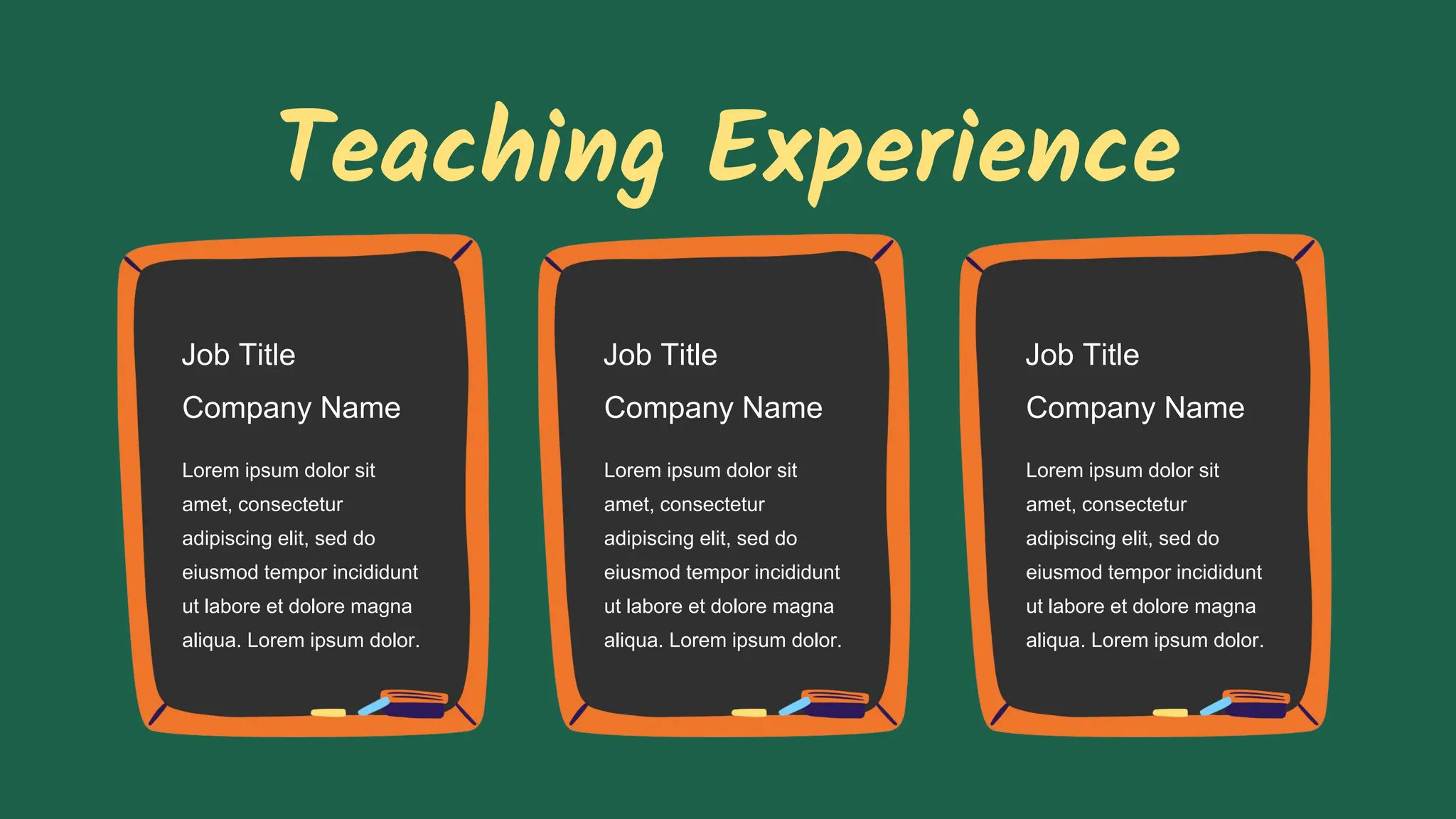 Illustrative Teacher Resume Presentation.pptx