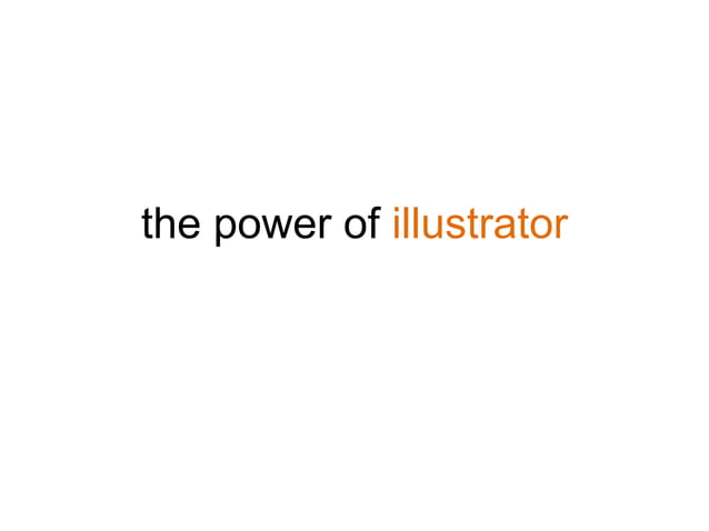 Introduction to Adobe Illustrator | PPTX | Graphics Software | Computer ...