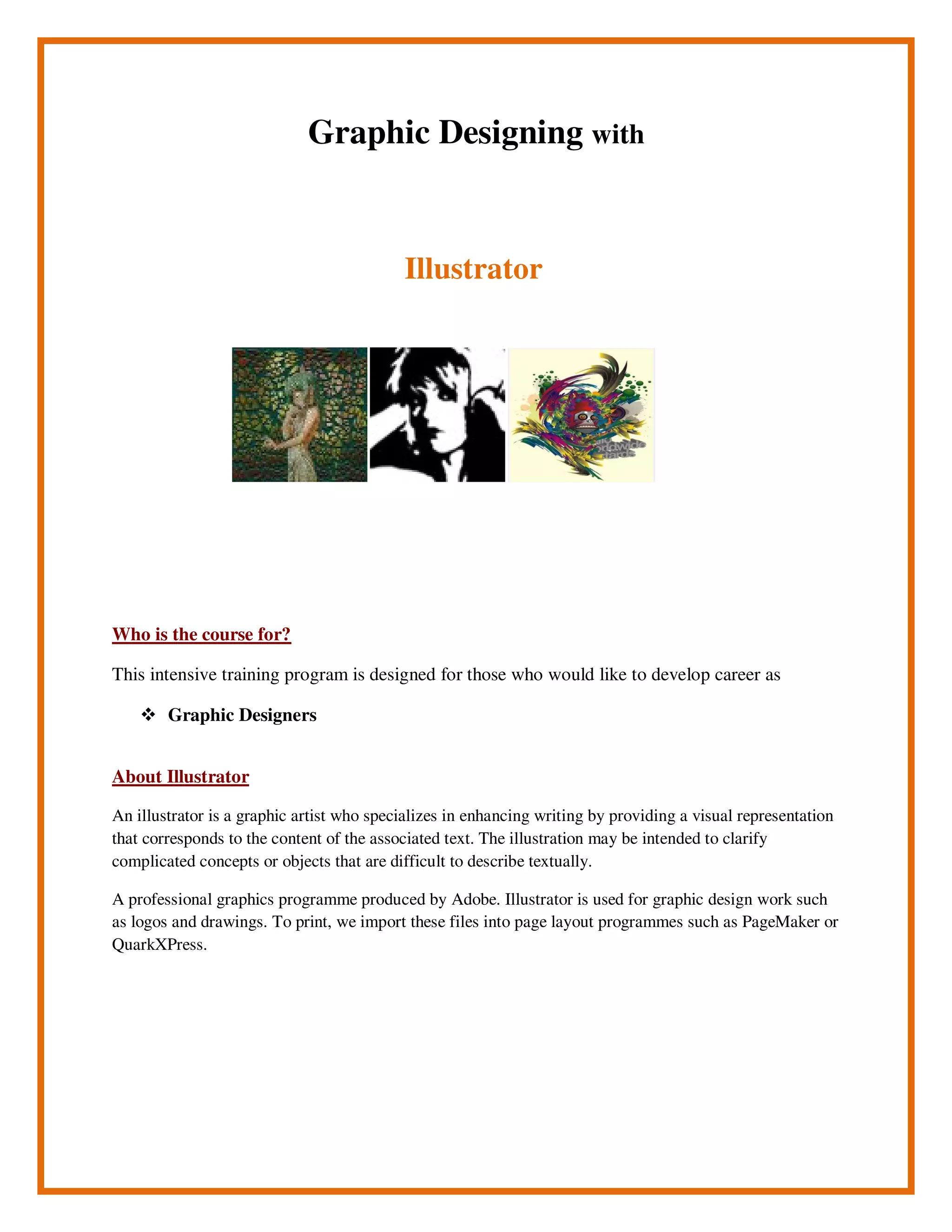 Illustrator brochure | PDF