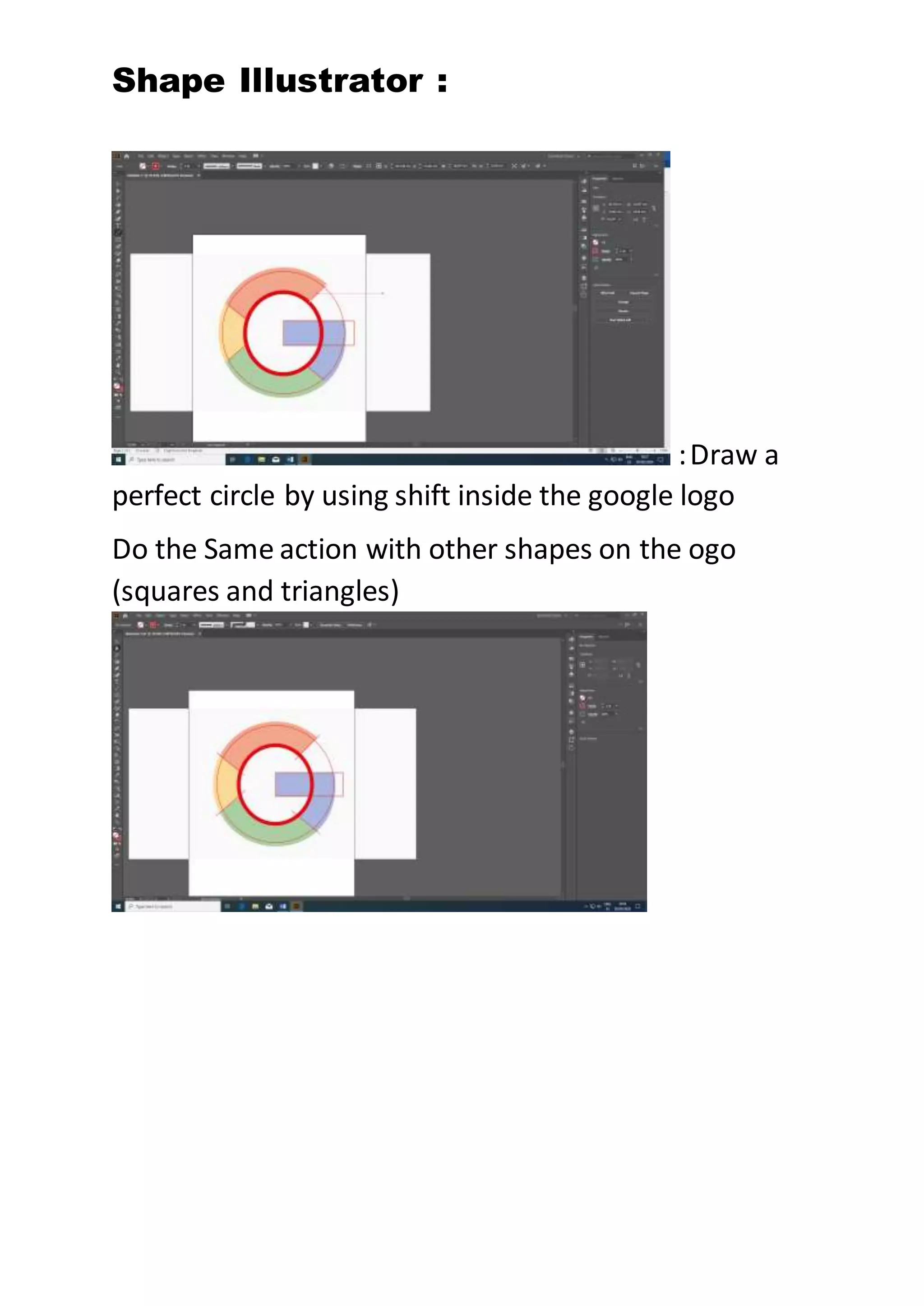 Illustrator - Google Logo | DOCX