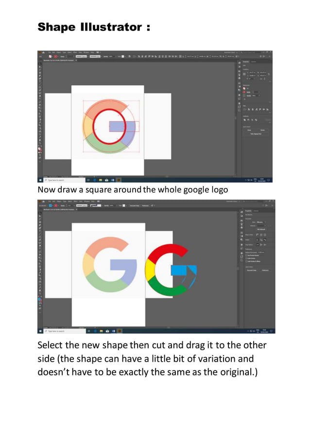 Illustrator - Google Logo | DOCX