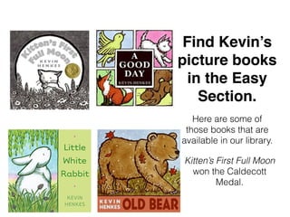 Kevin Henkes: Illustrator of the month, November | PPT