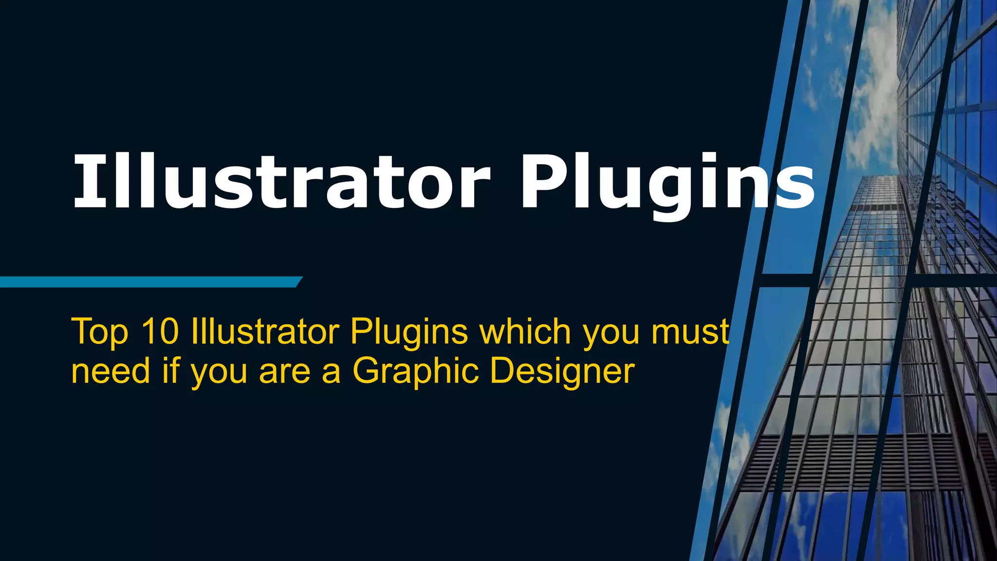 Top 10 Adobe Illustrator cc Plug-ins | PPT