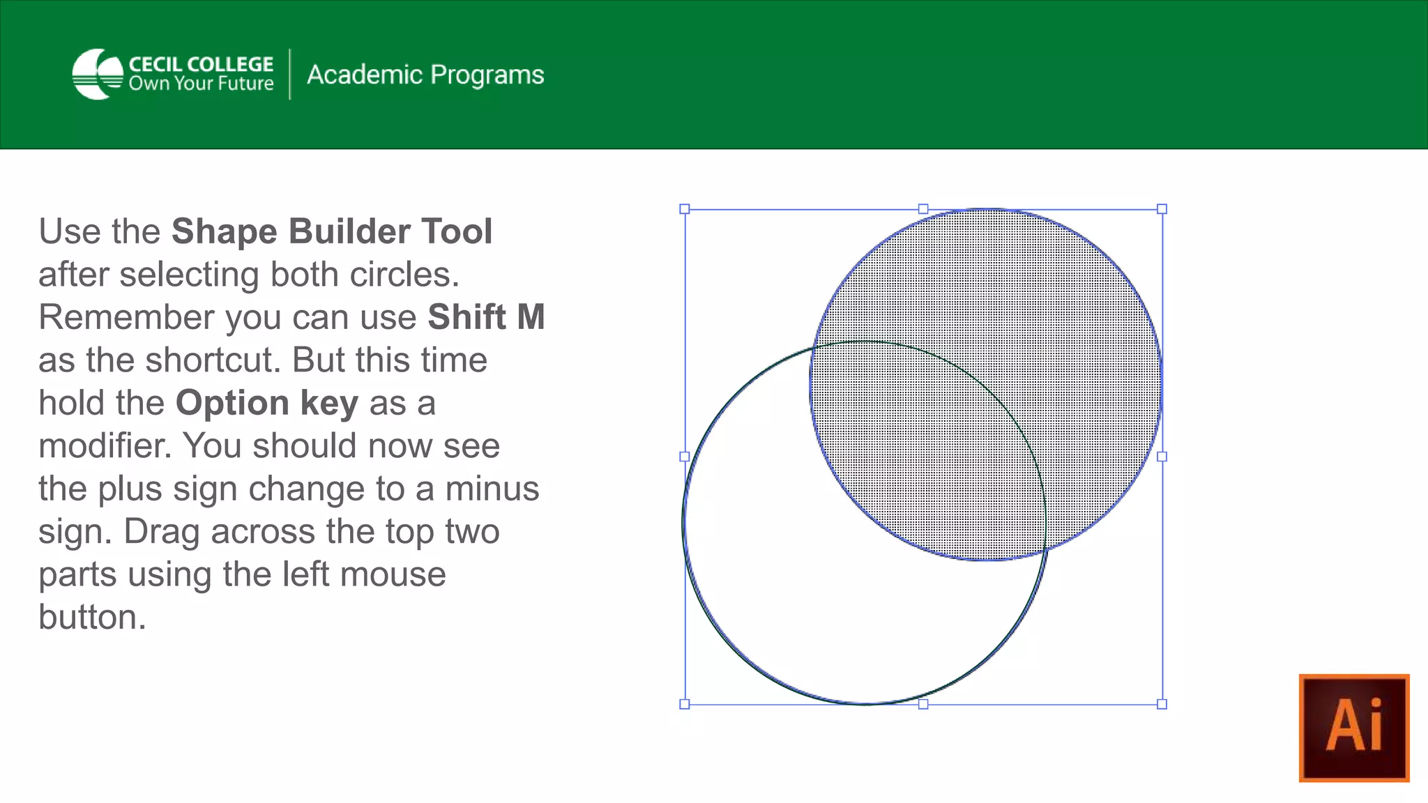 Illustrator's basic shapes part 2 & combining shapes | PPT