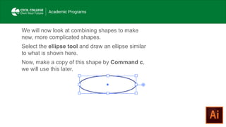 Illustrator's basic shapes part 2 & combining shapes | PPT