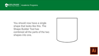 Illustrator's basic shapes part 2 & combining shapes | PPT