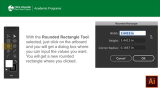 Illustrator's basic shapes part 2 & combining shapes | PPT