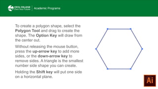 Illustrator's basic shapes part 2 & combining shapes | PPT