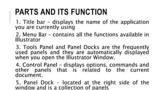 Adobe Illustrator Window and its Parts.ppt