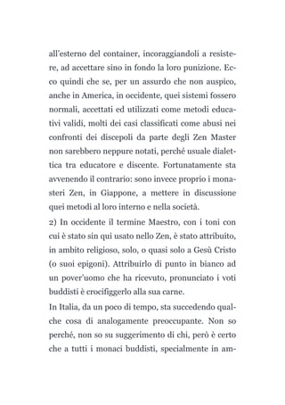 Il maestro nello zen, di Mauricio Yushin Marassi | PDF